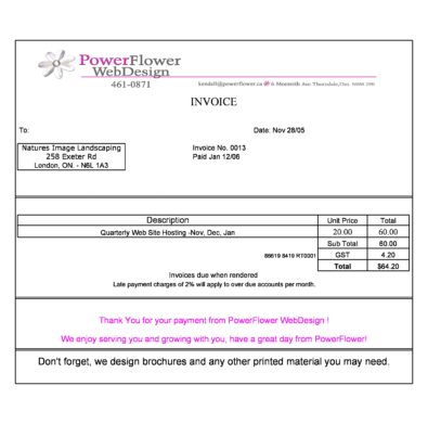 40 Printable Landscaping Invoice Templates (& Examples)