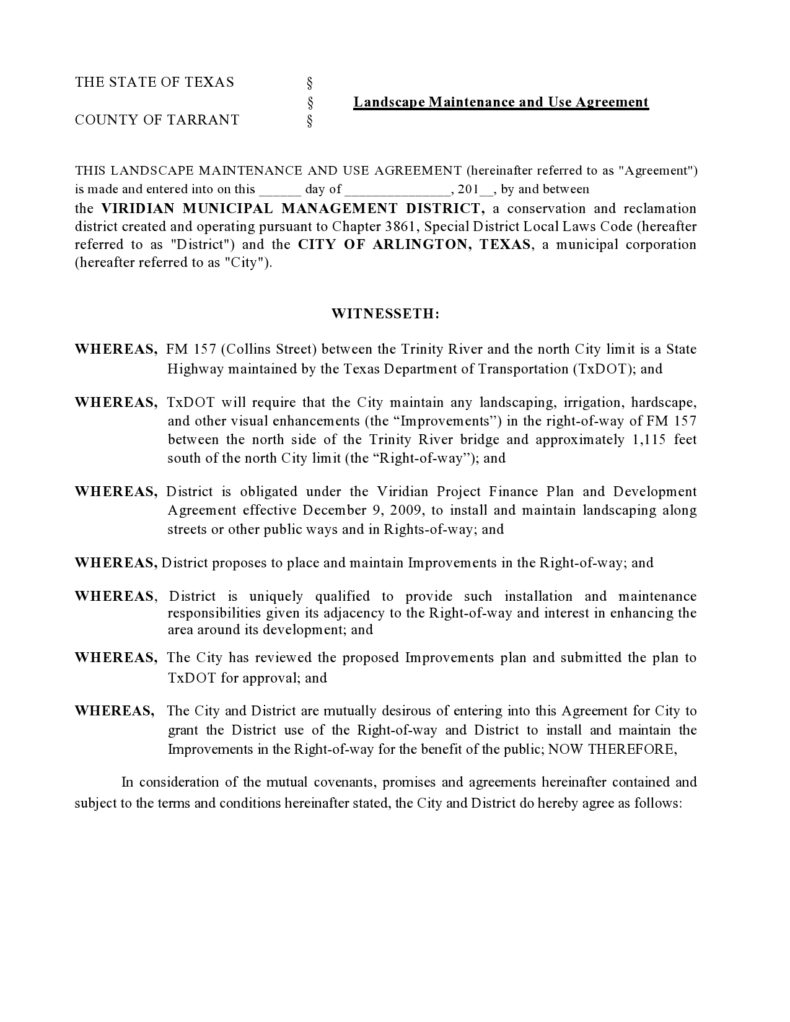 40 Professional Lawn Care Contract Templates (FREE)