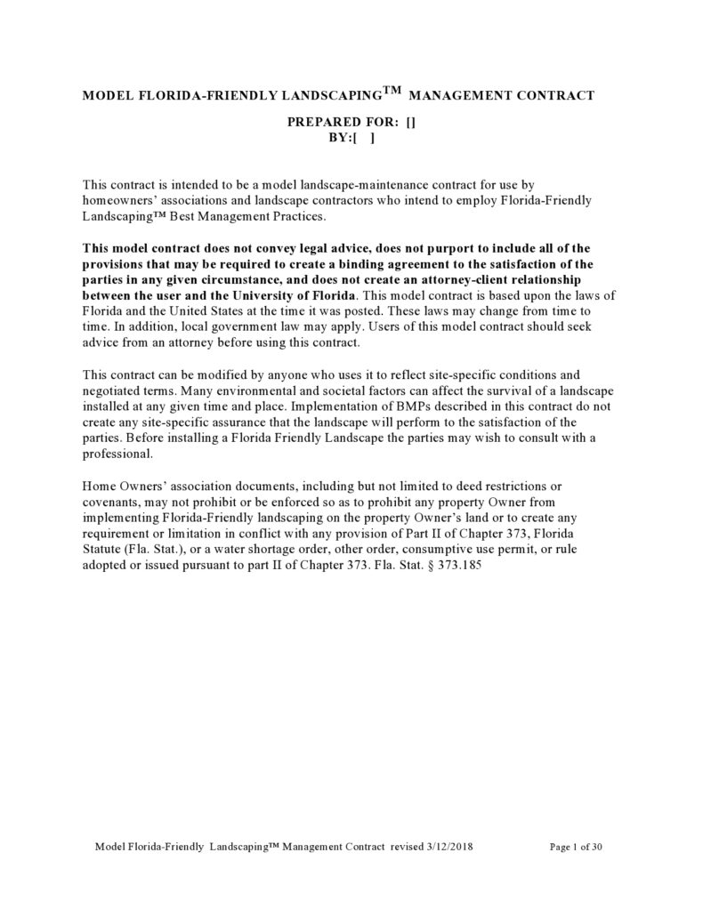 40 Professional Lawn Care Contract Templates (FREE)
