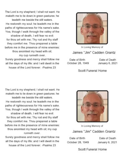 40 Printable Memorial Card Templates (In Loving Memory)