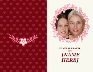 40 Printable Memorial Card Templates (In Loving Memory)