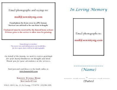 40 Printable Memorial Card Templates (In Loving Memory)