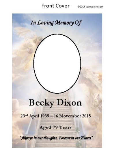 40 Printable Memorial Card Templates (In Loving Memory)