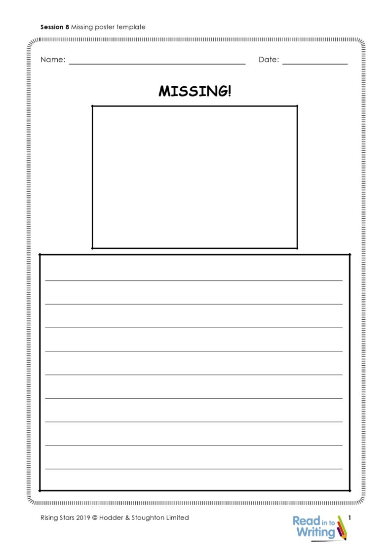 40 Printable Missing Poster Templates (Flyers & Signs)