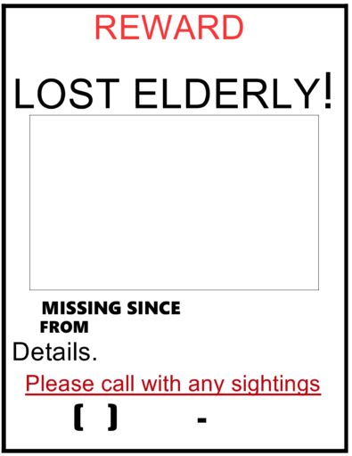 41 Printable Missing Poster Templates (Flyers & Signs)