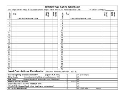 42 Fillable Panel Schedule Templates (Excel & Word) ᐅ TemplateLab