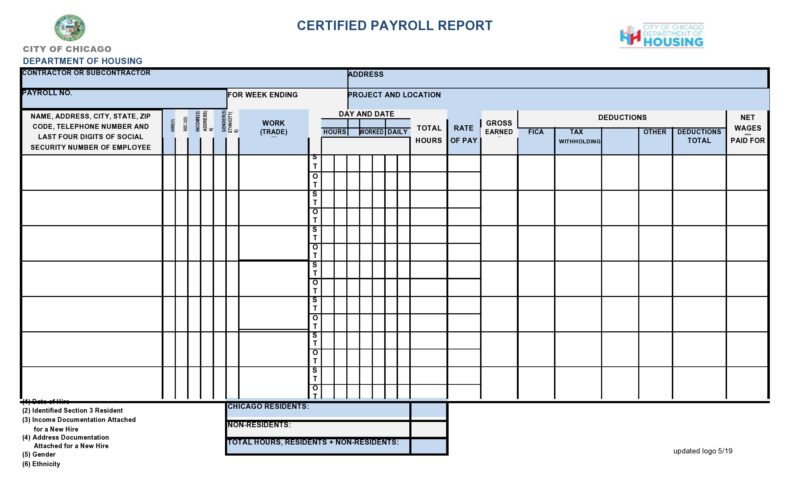 40 Free Payroll Report Templates (Excel / Word) ᐅ TemplateLab
