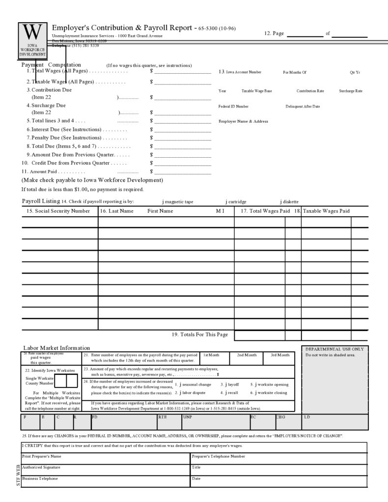 40 Free Payroll Report Templates (Excel / Word) ᐅ TemplateLab