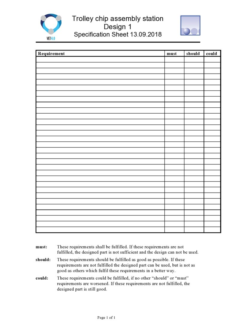 40 Useful Spec Sheet Templates (Construction, Product, Design...)