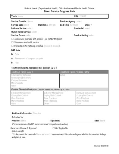 40 Free Therapy Notes Templates (Progress Notes) ᐅ TemplateLab