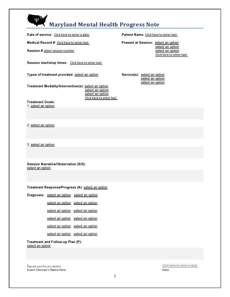 40 Free Therapy Notes Templates (Progress Notes) ᐅ TemplateLab