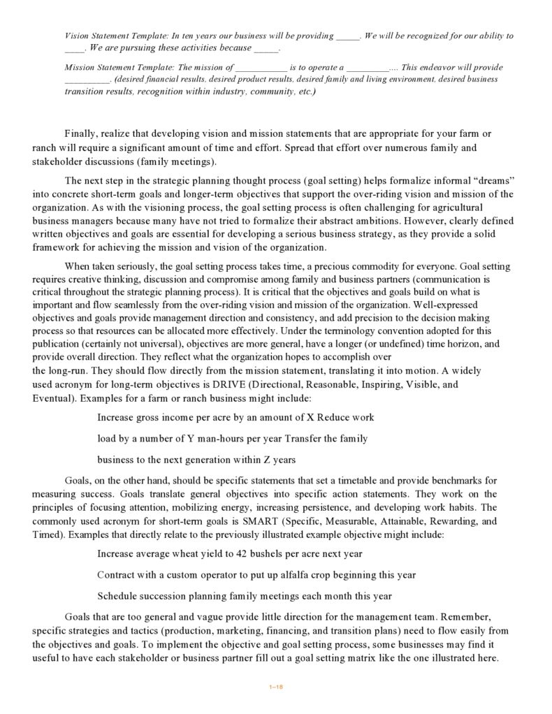 40 Best Vision Statement Templates (+Examples) ᐅ TemplateLab