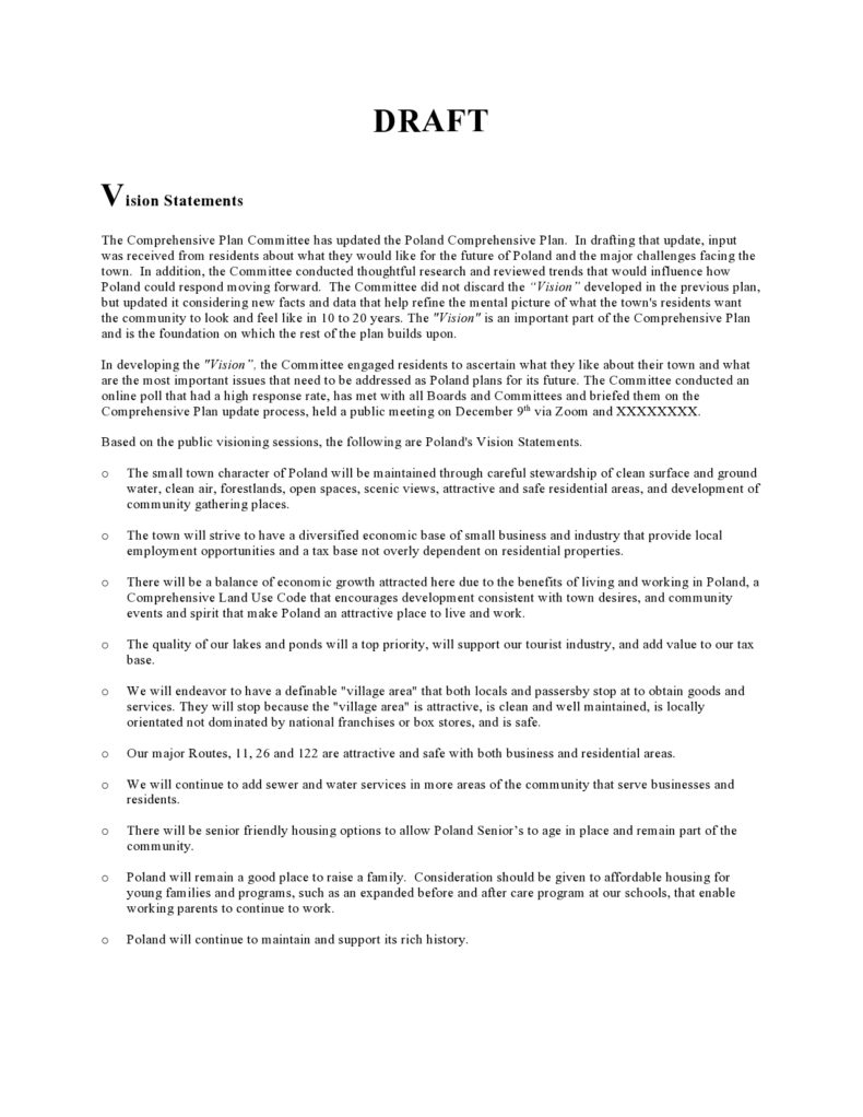 40 Best Vision Statement Templates (+Examples) ᐅ TemplateLab