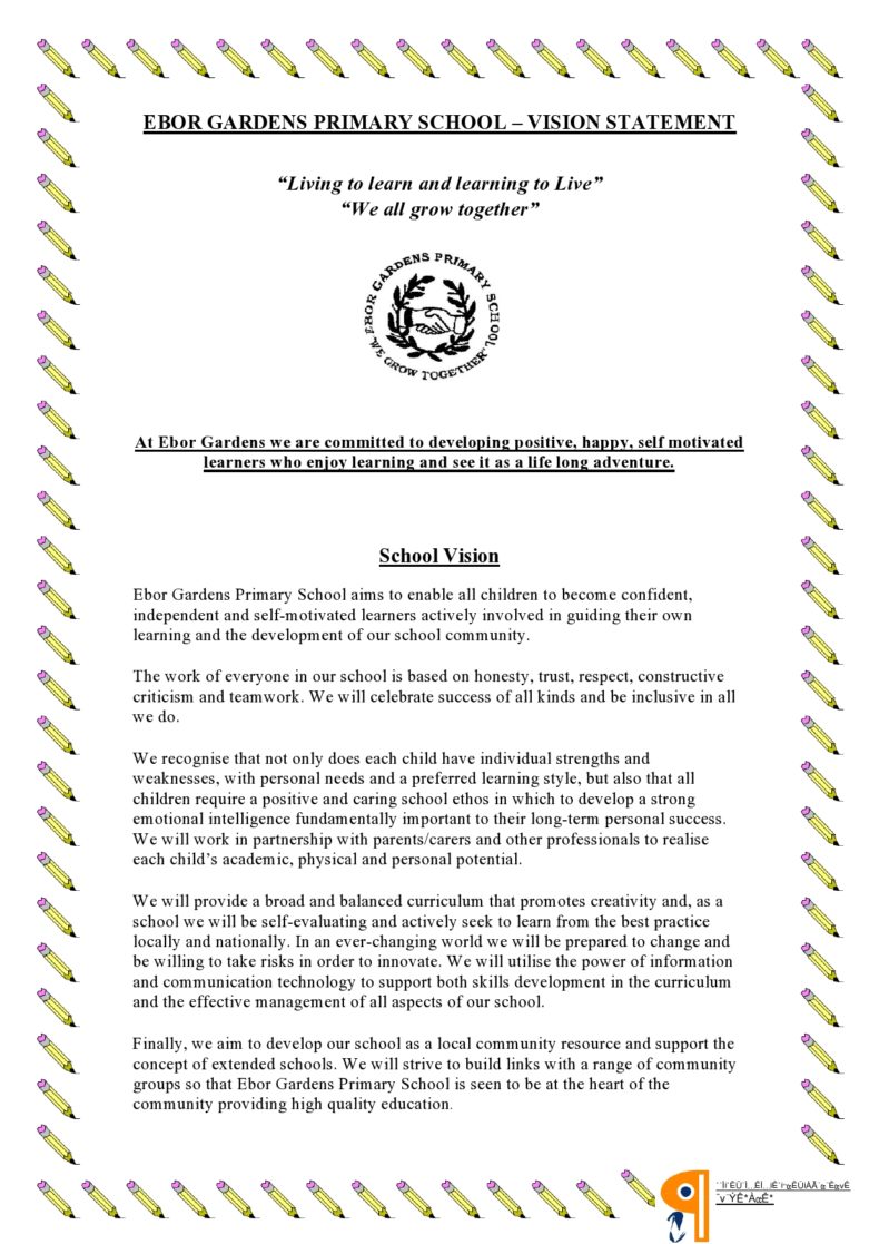 40 Best Vision Statement Templates (+Examples) ᐅ TemplateLab