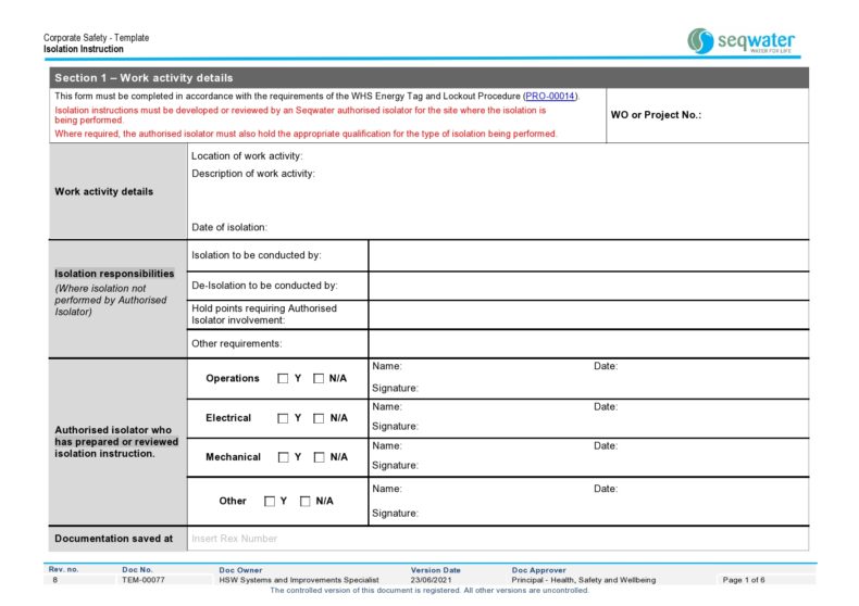 40 Useful Work Instruction Templates (Step by Step)