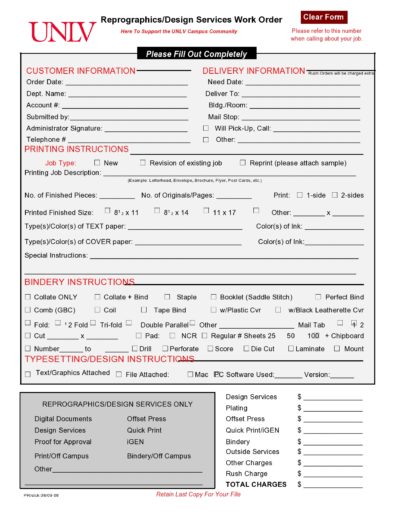 40 plantillas de órdenes de trabajo imprimibles (Excel, Word, PDF ...