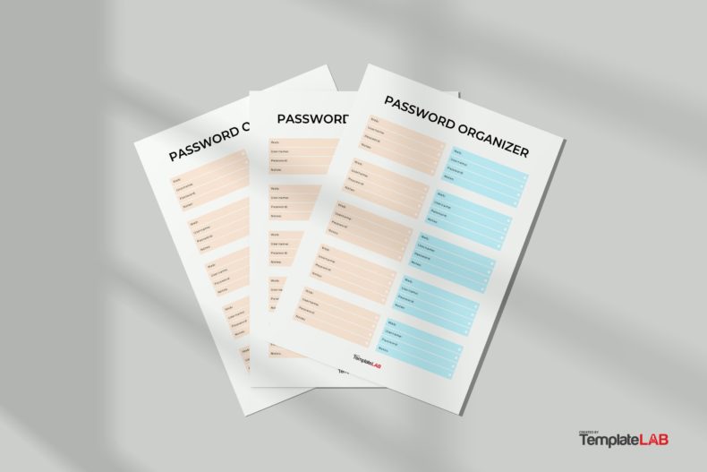 20 Best Password List Templates (Word, Excel & PDF) ᐅ TemplateLab