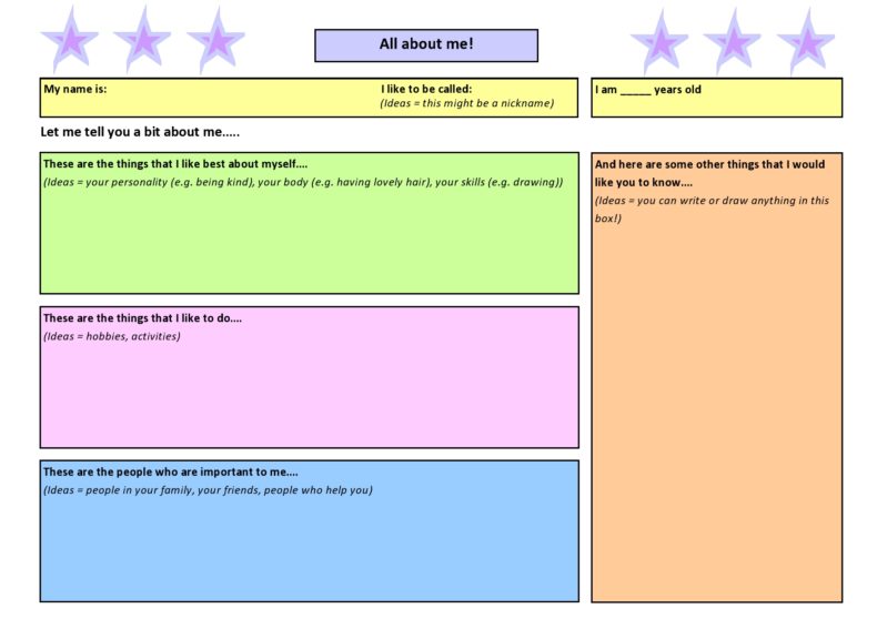 40 Printable All About Me Templates (FREE) ᐅ TemplateLab