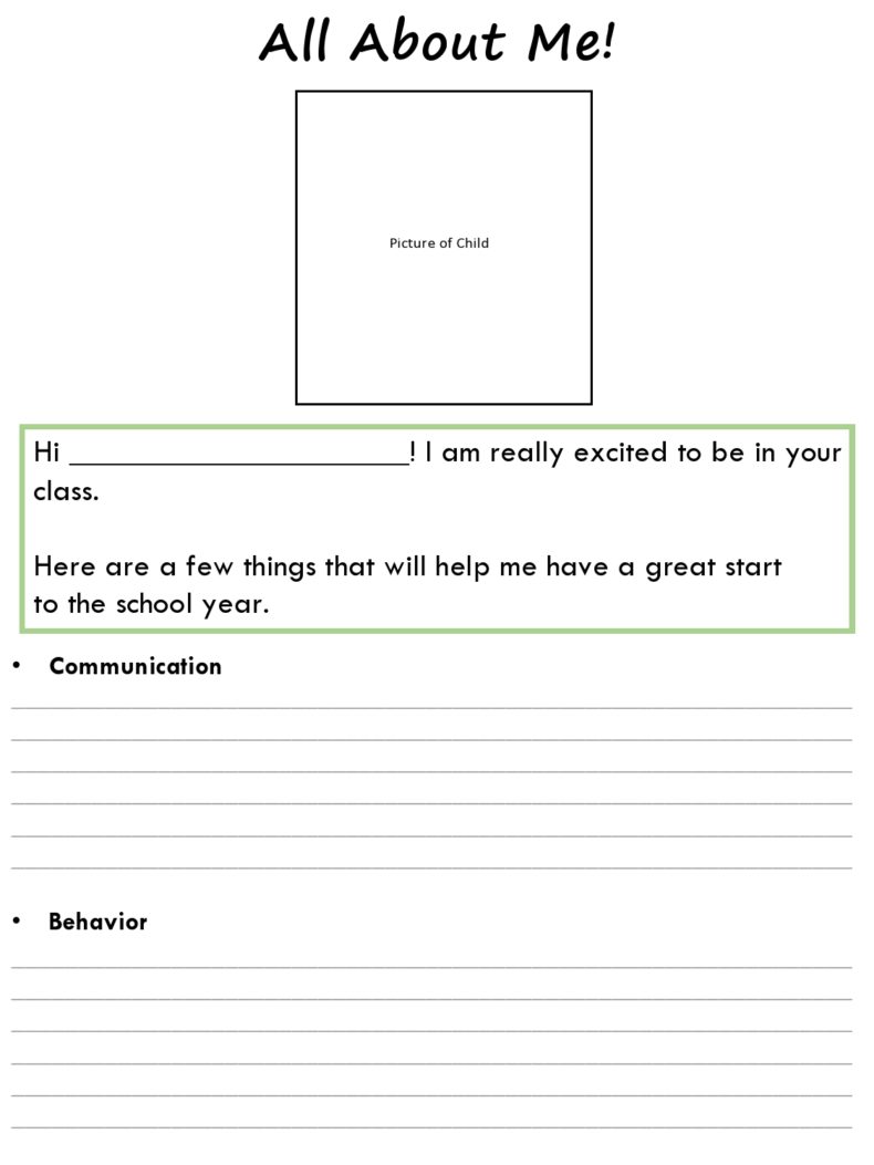 40 Printable All About Me Templates (FREE) ᐅ TemplateLab