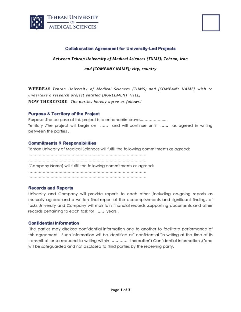 38 FREE Collaboration Agreements (& Contract Samples)