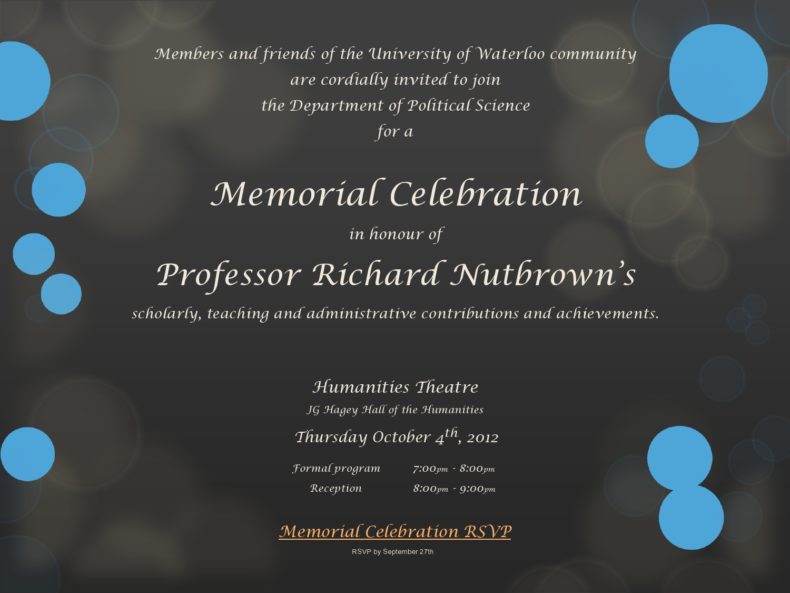 40 Free Funeral Invitation Templates (Word) ᐅ TemplateLab