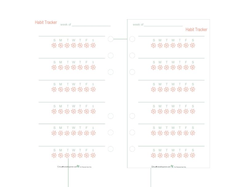 39 Free Habit Tracker Templates [Daily, Weekly, Monthly] ᐅ TemplateLab