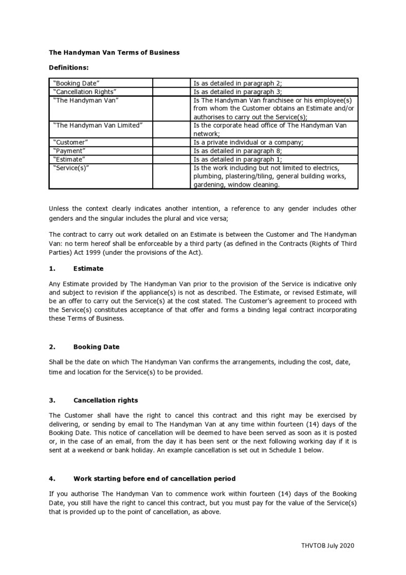 40 Best Handyman Contracts (& Agreement Examples)