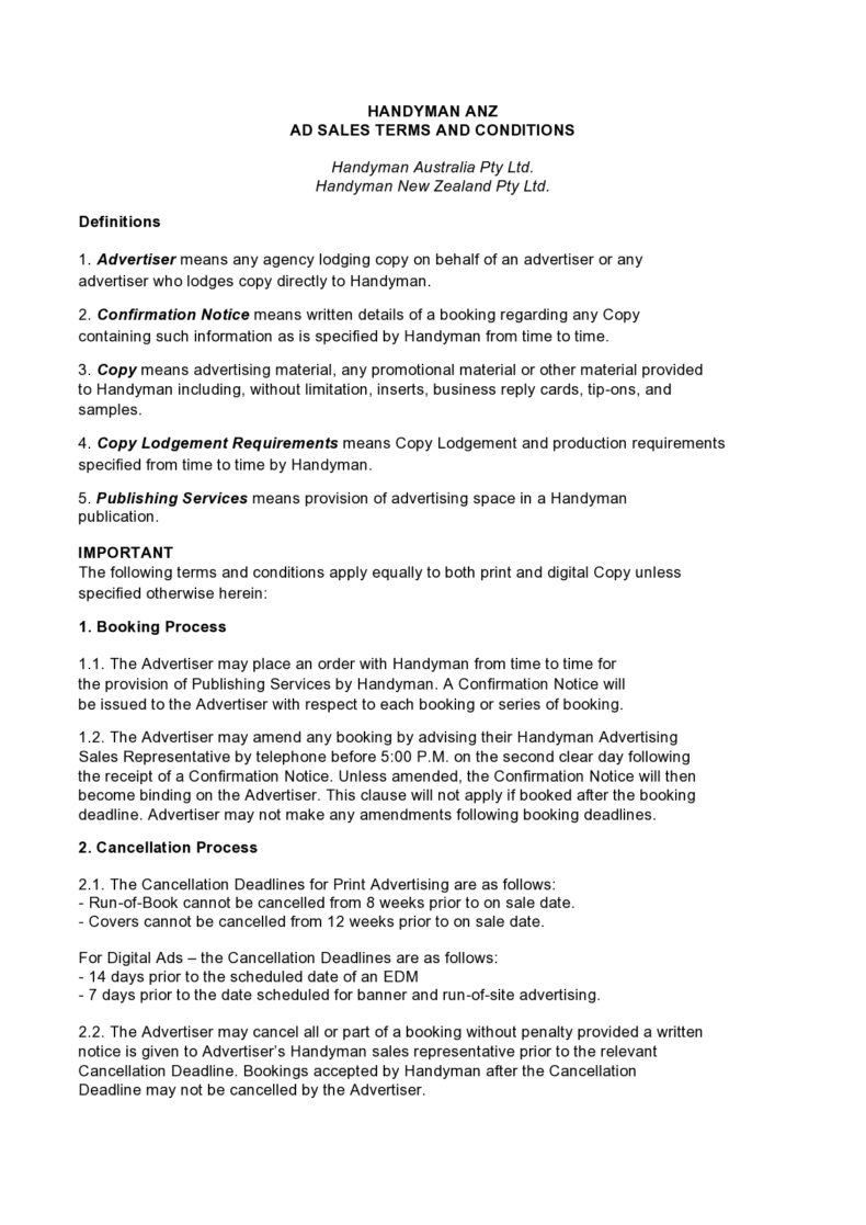 40 Best Handyman Contracts (& Agreement Examples)