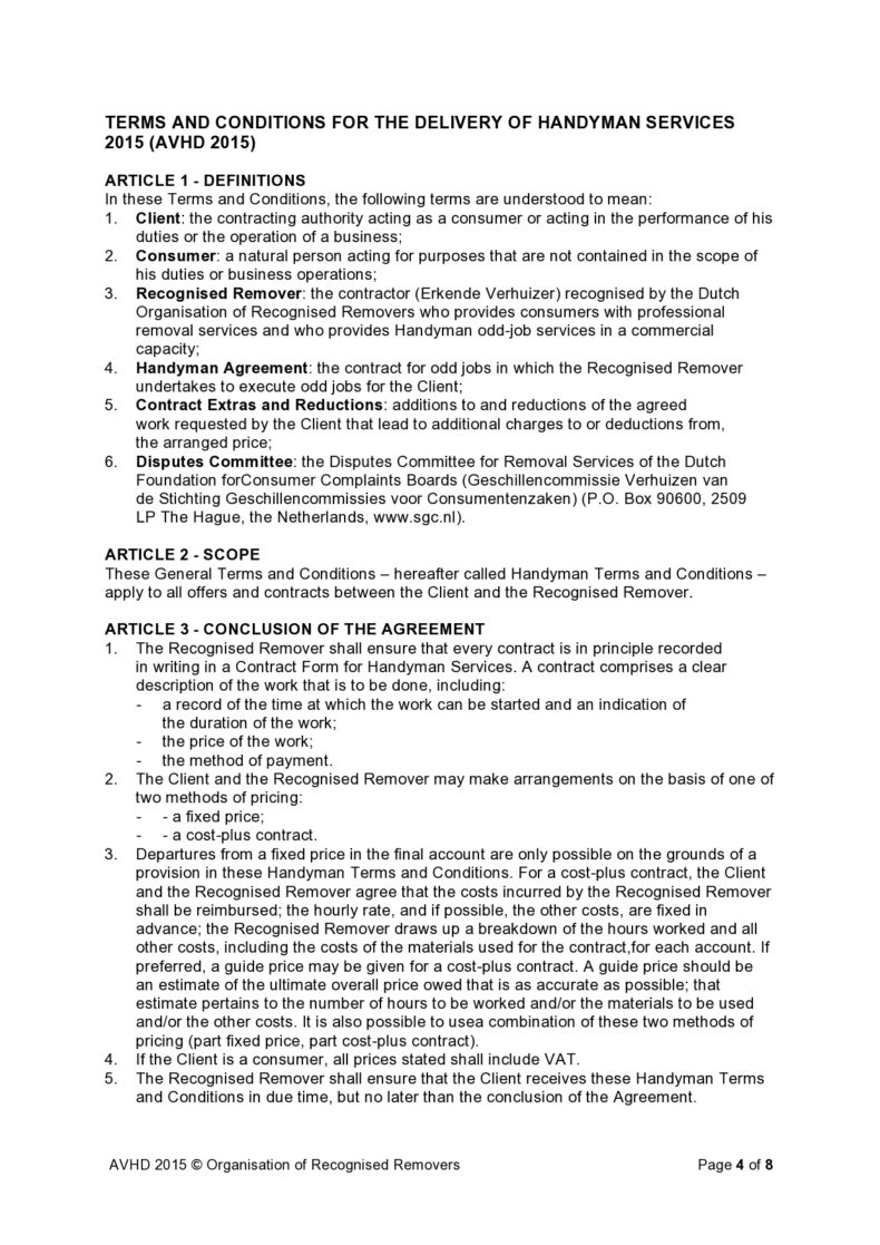 40 Best Handyman Contracts (& Agreement Examples)