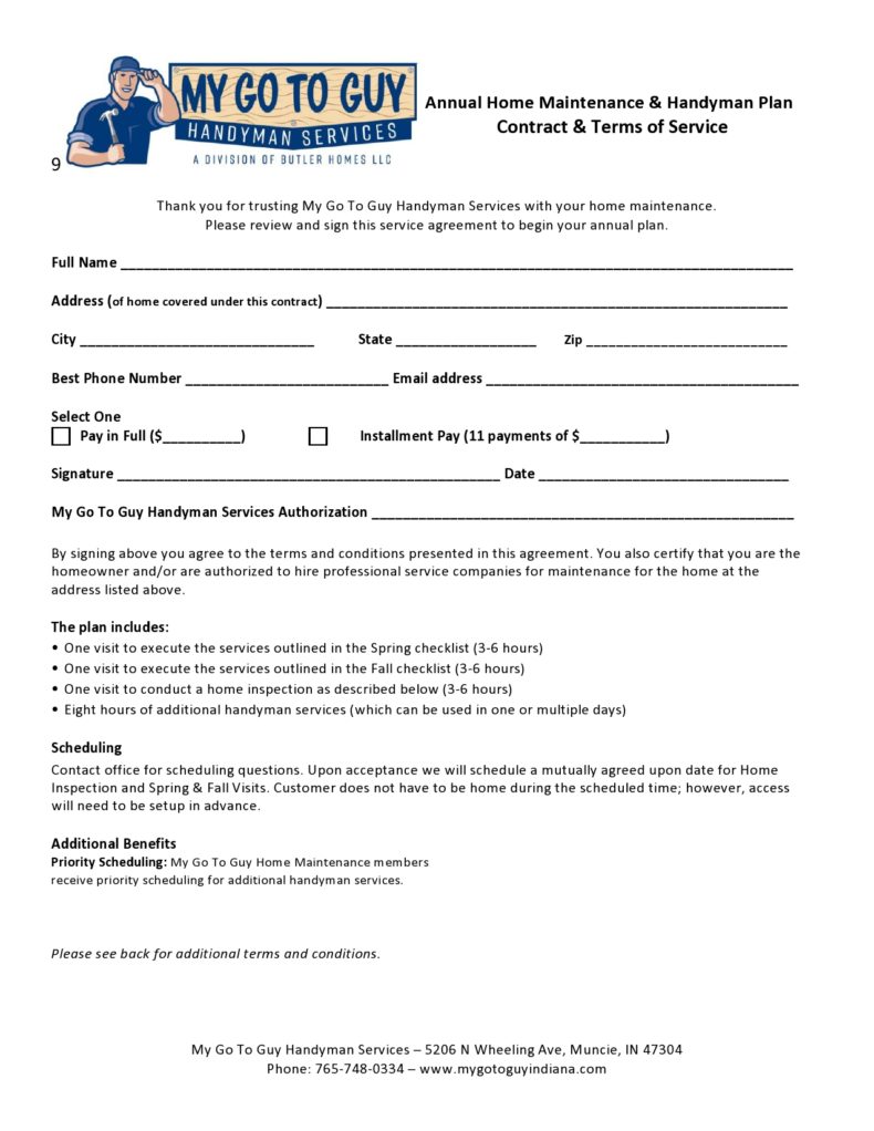 40 Best Handyman Contracts (& Agreement Examples)