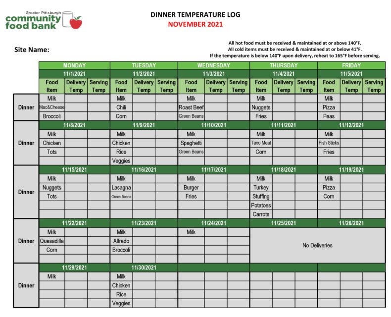 40 Printable Temperature Log Sheets (Word, Excel, PDF)