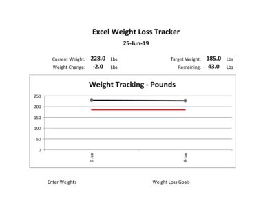 50+ Blank Weight Loss Tracker Templates (Monthly / Weekly)