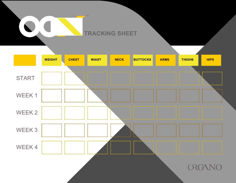 50+ Blank Weight Loss Tracker Templates (Monthly / Weekly)