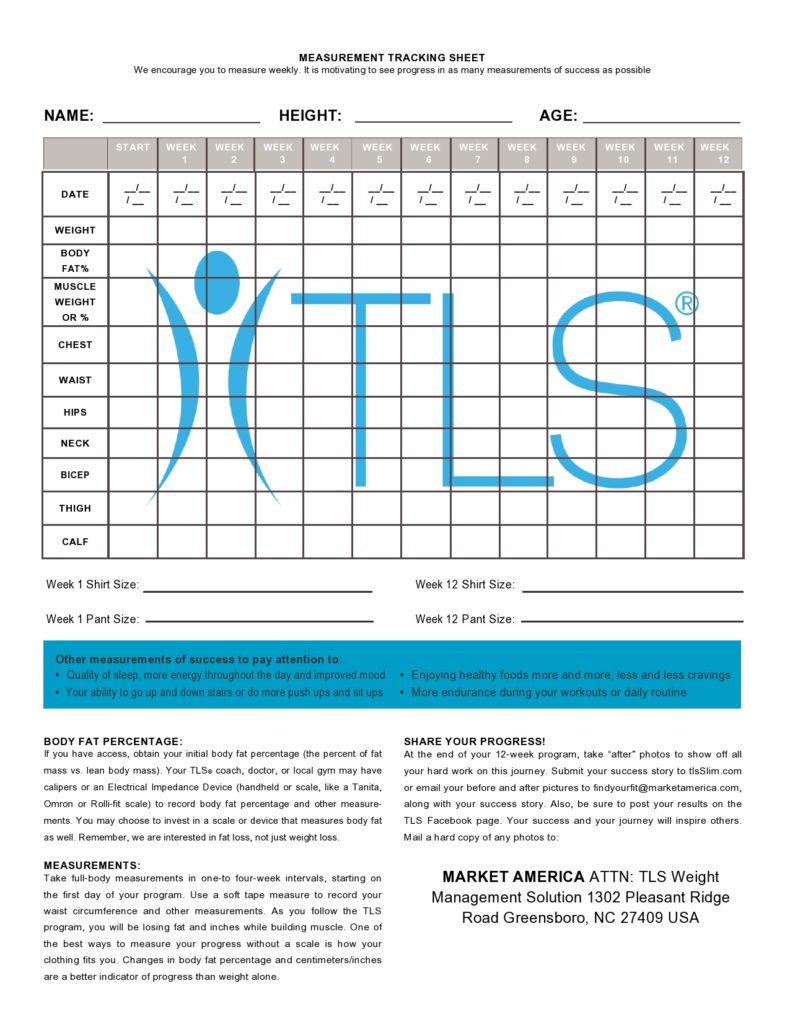 50+ Blank Weight Loss Tracker Templates (Monthly / Weekly)
