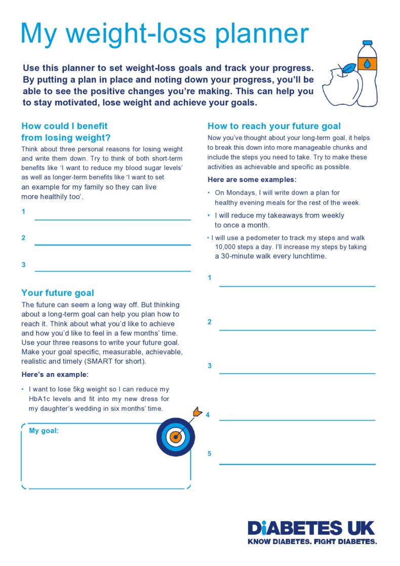 50+ Blank Weight Loss Tracker Templates (Monthly / Weekly)