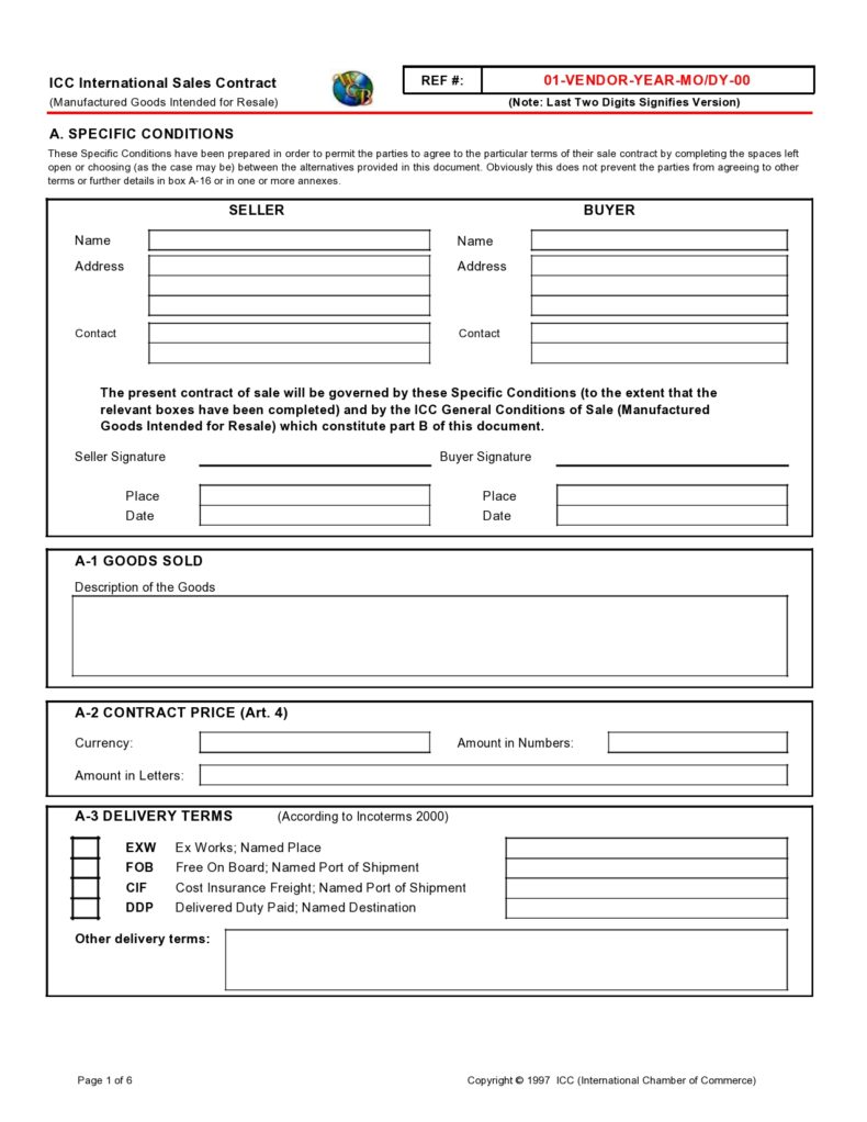 40 Free Sales Contract Templates [Word] ᐅ TemplateLab