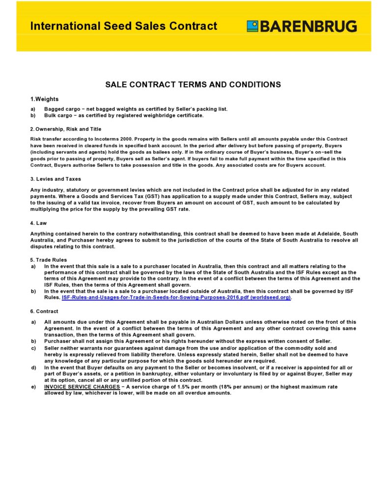 40 Free Sales Contract Templates [Word] ᐅ TemplateLab
