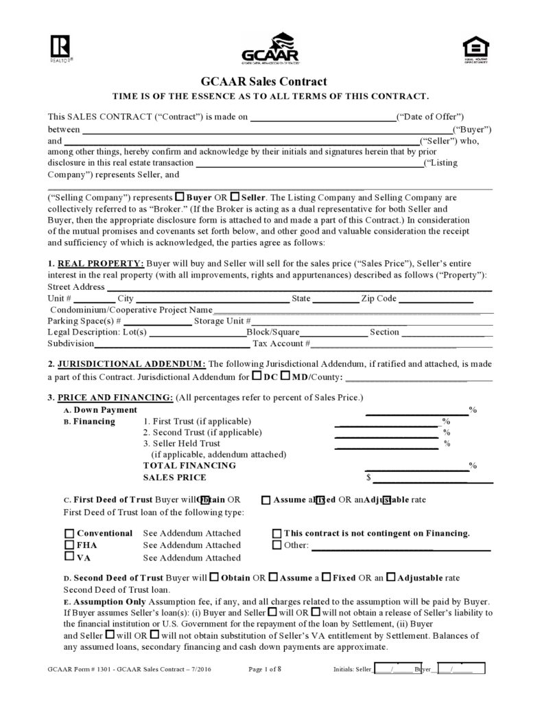 40 Free Sales Contract Templates [Word] ᐅ TemplateLab