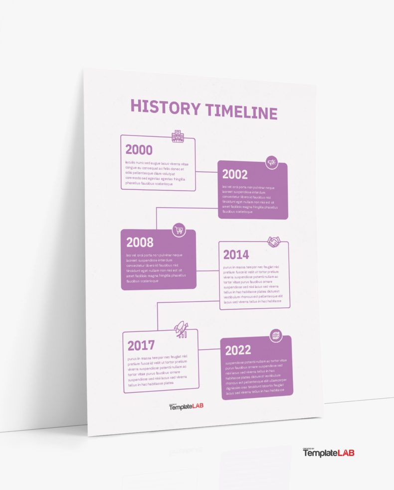18 Free Timeline Templates (Excel, PowerPoint, Word, PSD)