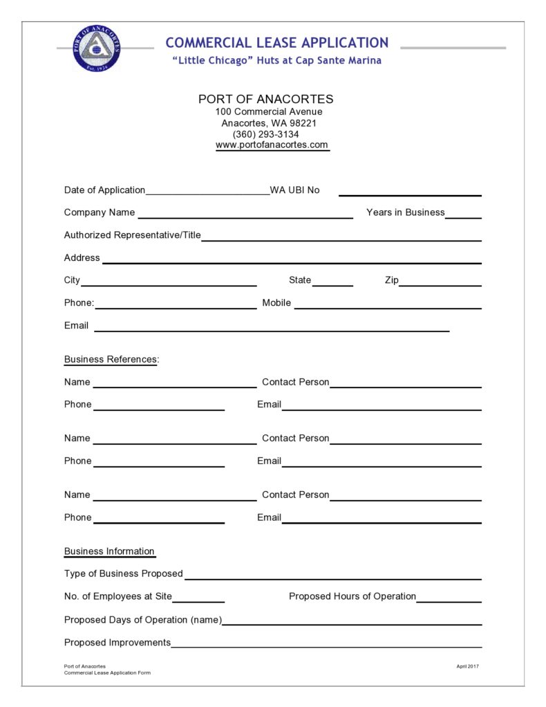 40+ Free Commercial Lease Application Templates (By State)