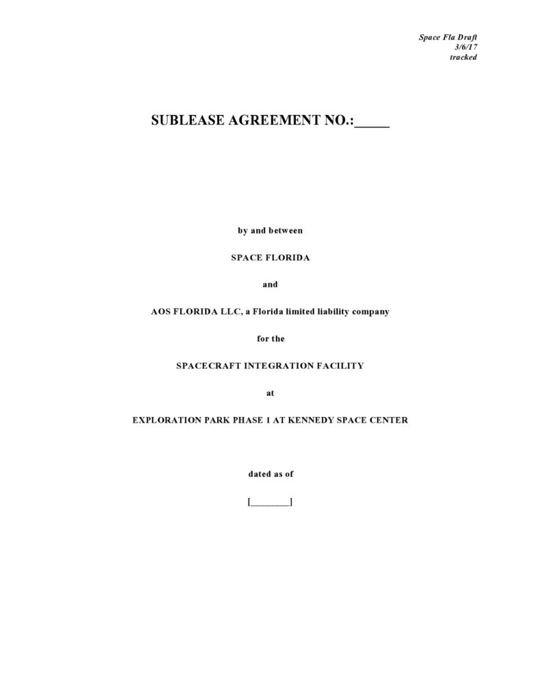 39 Free Commercial Sublease Agreement Templates [Word,PDF]