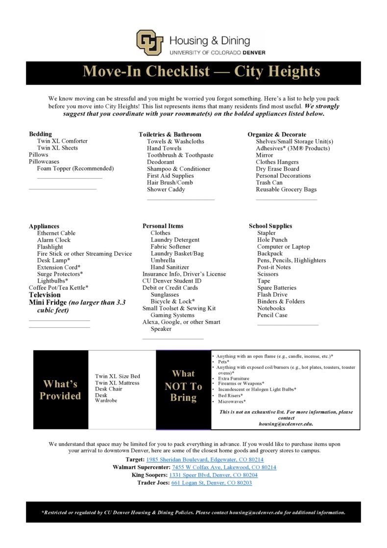 53 Perfect Move In / Out Checklists (for any Rental Inspection)