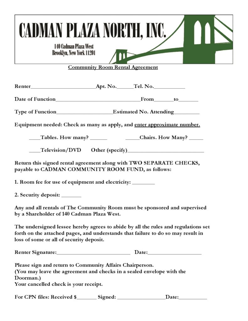 41 Free Room Rental Agreements & Forms [Doc / PDF]
