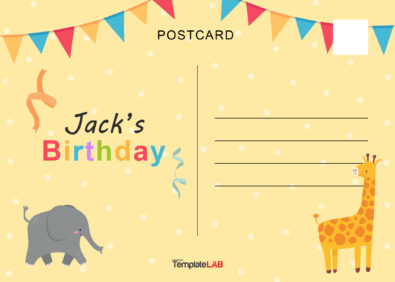 19 Printable Postcard Templates & Designs [Word, PDF, PSD]
