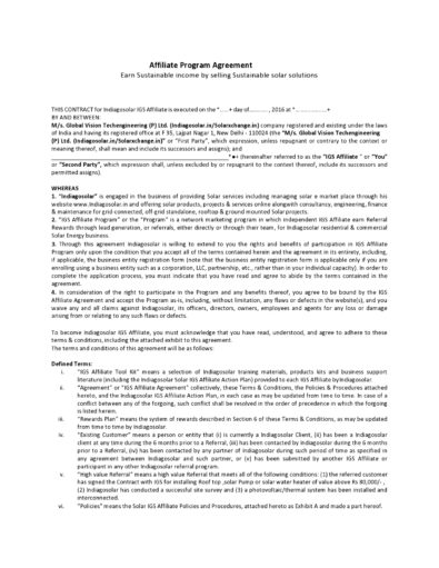 43 Best Affiliate Agreement Templates & Contracts (Free)