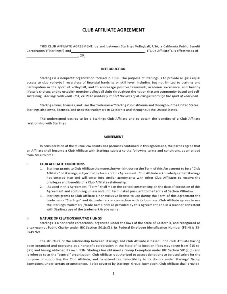 43 Best Affiliate Agreement Templates & Contracts (Free)