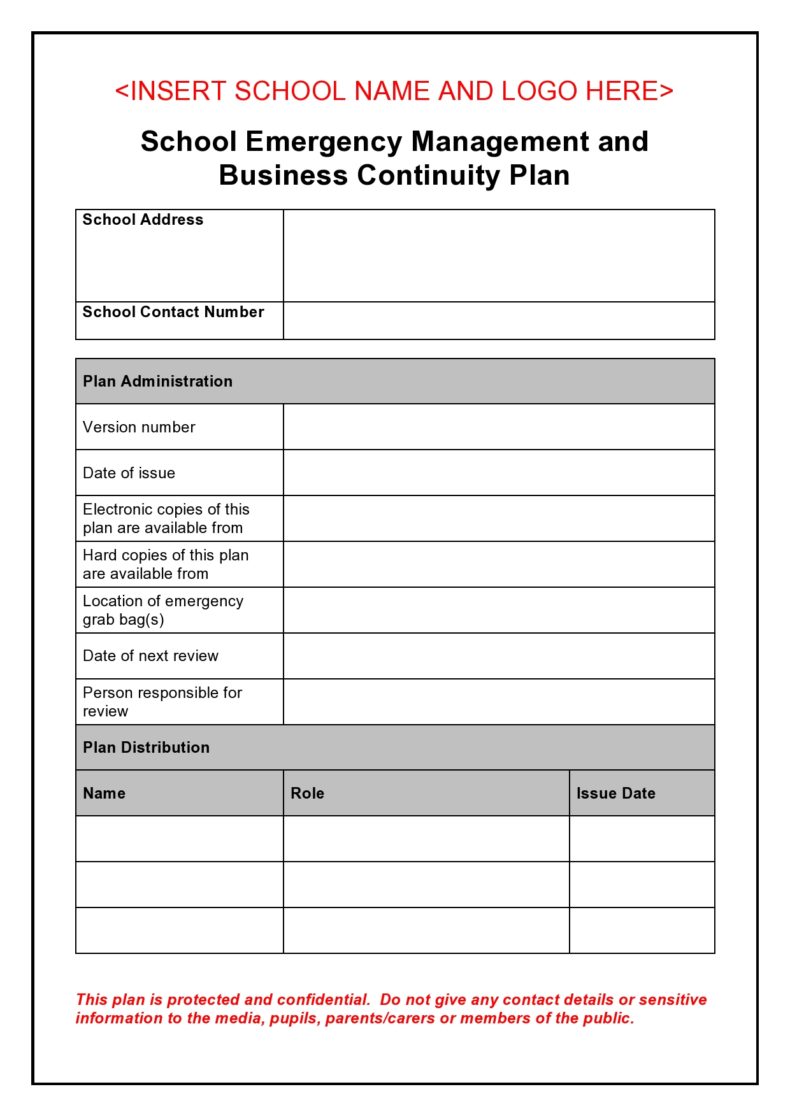 46 Best Business Continuity Plan Templates [Word & PDF]