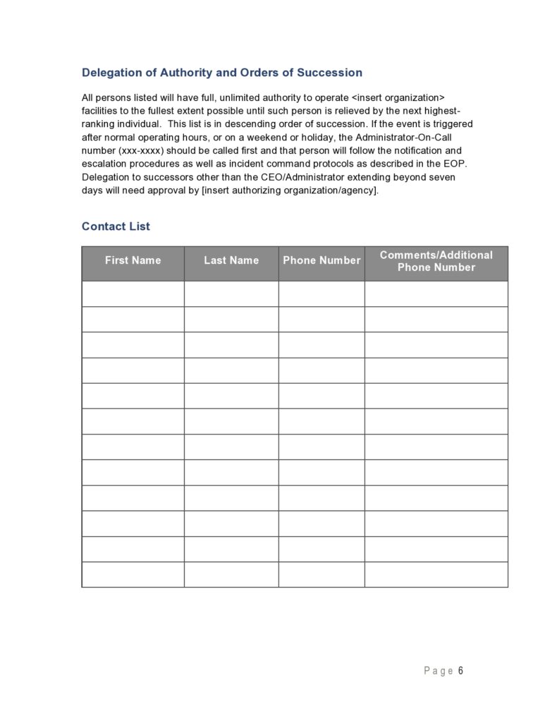 46 Best Business Continuity Plan Templates [Word & PDF]