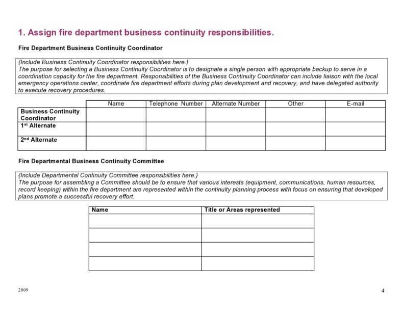 46 Best Business Continuity Plan Templates [Word & PDF]
