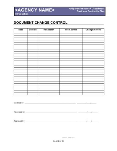 46 Best Business Continuity Plan Templates [Word & PDF]